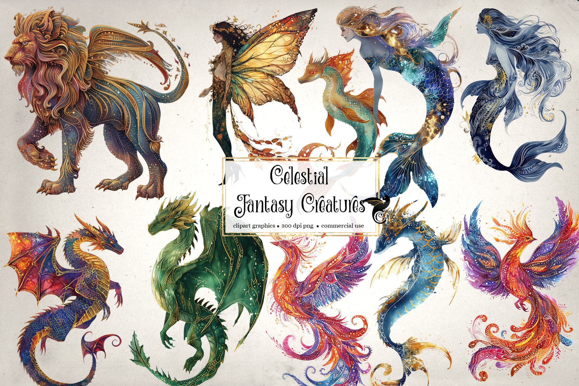 Fantasy Creature Clip Art