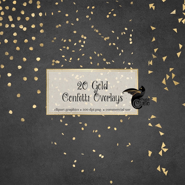 Gold Confetti - Etsy