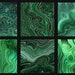 Strata Malachite Digital Paper and Border Overlays (Download Now) - Etsy