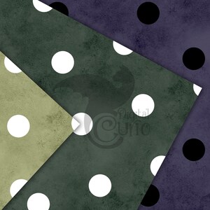 Vintage Dots Digital Paper, Retro Scrapbook Paper, Polka Dot ...