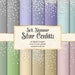 Soft Shimmer Silver Confetti Digital Paper With Rainbow | Etsy