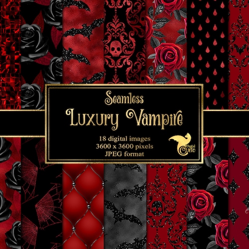 Halloween Digital Paper Skull Seamless Pattern Gothic - Etsy