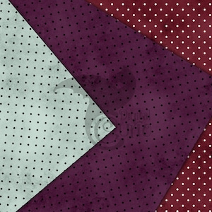 Vintage Polka Dots Digital Paper, Retro Scrapbook Paper, Polka Dot ...