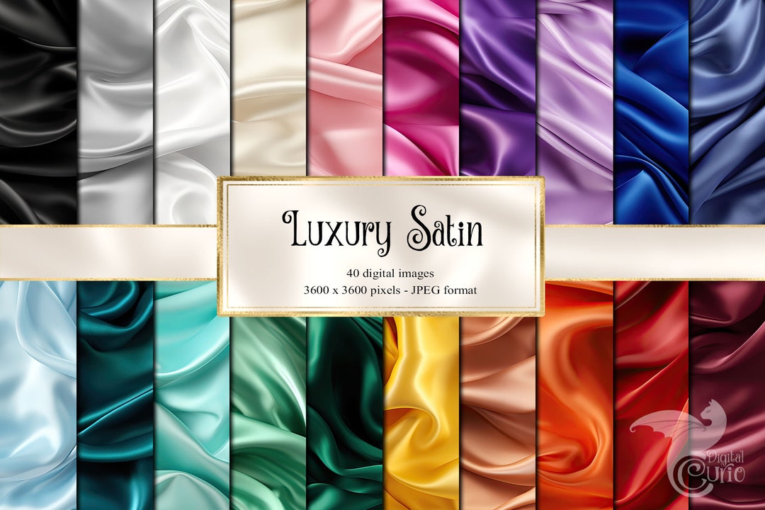 Luxury Satin Textures - Silky Digital Paper Printable Backgrounds for ...