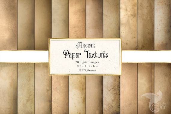 Ancient Paper Textures Digital Paper Pack With Old Vintage - Etsy Australia