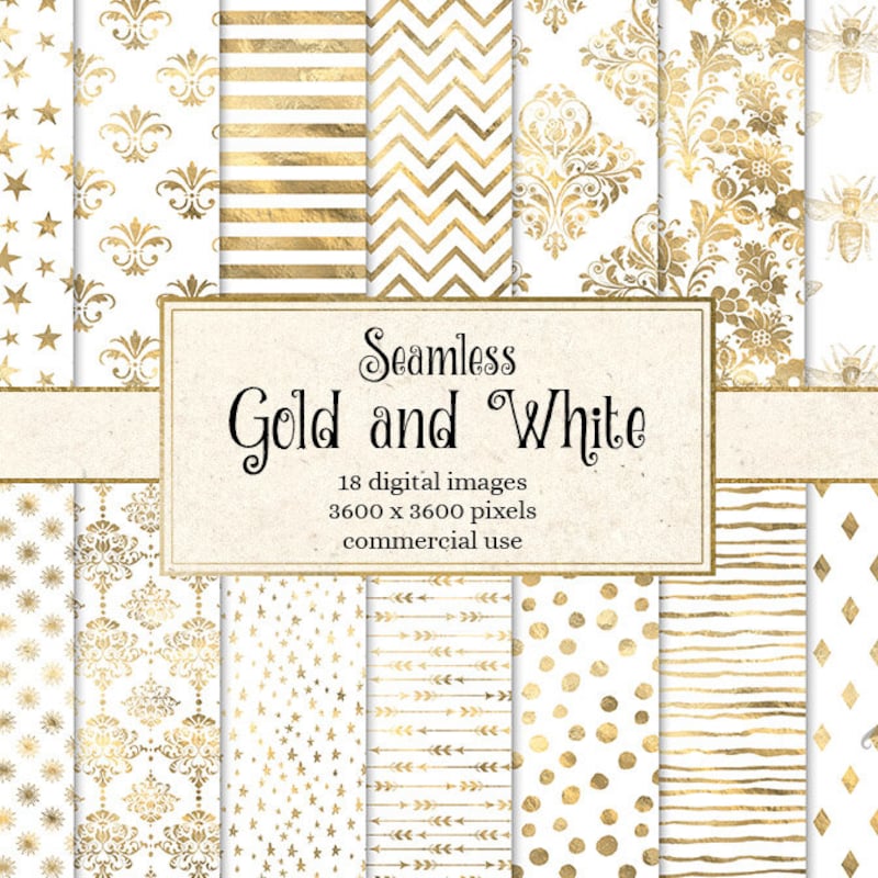 Gold Patterns - Etsy