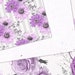 Purple Floral Digital Paper, Seamless Backgrounds With Purple Flower ...