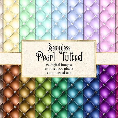 Elegant Tufted Digital Paper Seamless Luxury Quilted - Etsy
