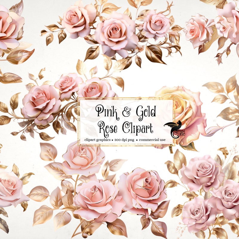 Rose Gold Bouquet - Etsy