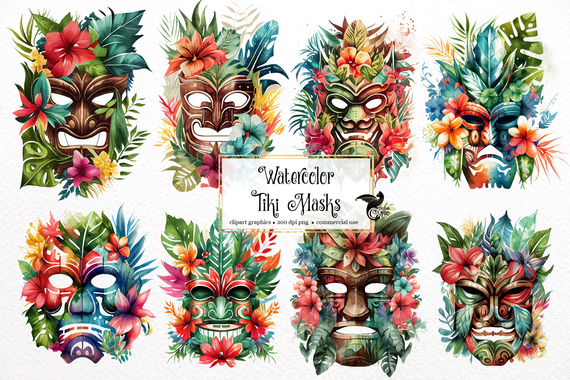 Tiki Mask Clip Art