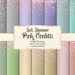 Soft Shimmer Pink Confetti Digital Paper With Rainbow Pastels - Etsy