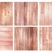 Rose Gold Wood Digital Paper, Printable Scrapbook Paper, Rustic Wood ...
