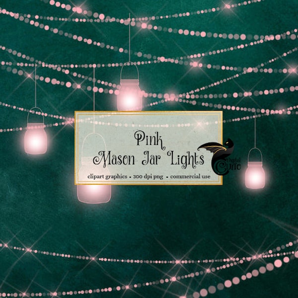 Hanging Mason Jar With Lights - Etsy