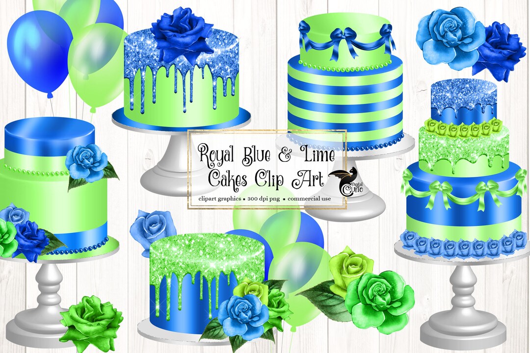 Green Birthday Cake Clip Art