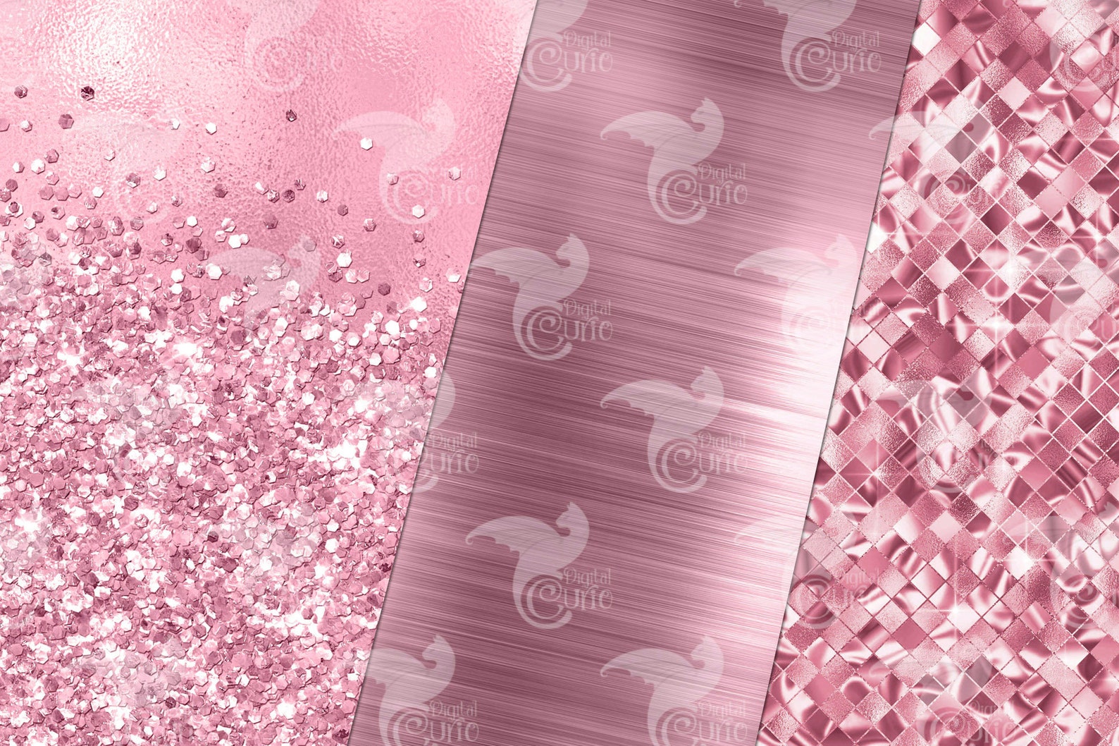 Ultimate Metallic Pink Textures Seamless Digital Paper - Etsy