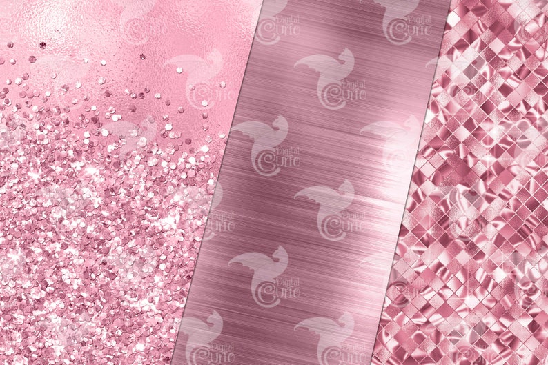 Ultimate Metallic Pink Textures Seamless Digital Paper - Etsy