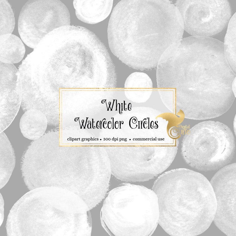 Watercolor Circles - Etsy