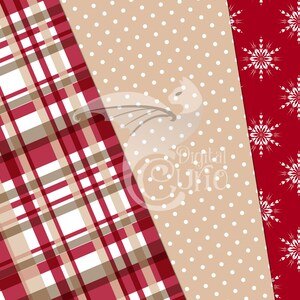 Country Christmas Digital Paper – Seamless Holiday Patterns (digital ...