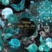 Turquoise Gothic Clipart Vintage Dark Glam Clip Art Graphics | Etsy