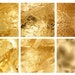 Gold Foil Digital Paper, Seamless Gold Foil Textures, Shimmer Textures ...