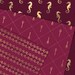 Burgundy and Gold Mermaid Digital Paper, Seamless Patterns (instant ...