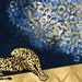 Blue and Gold Leopard Digital Paper, Seamless Leopard Spot Patterns ...