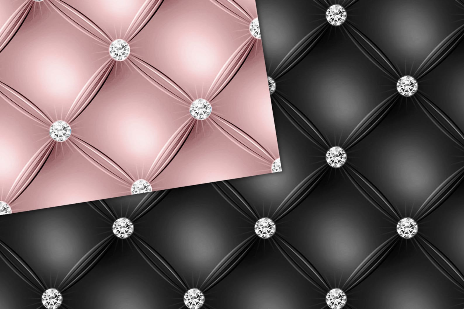 Diamond Tufted Digital Paper Luxury Quilted Backgrounds - Etsy Sweden