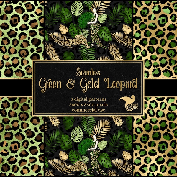 Gold Animal Print - Etsy