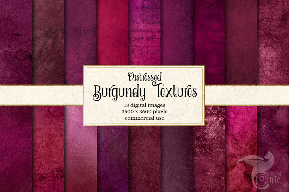 Distressed Burgundy Textures Burgundy Digital Paper - Etsy