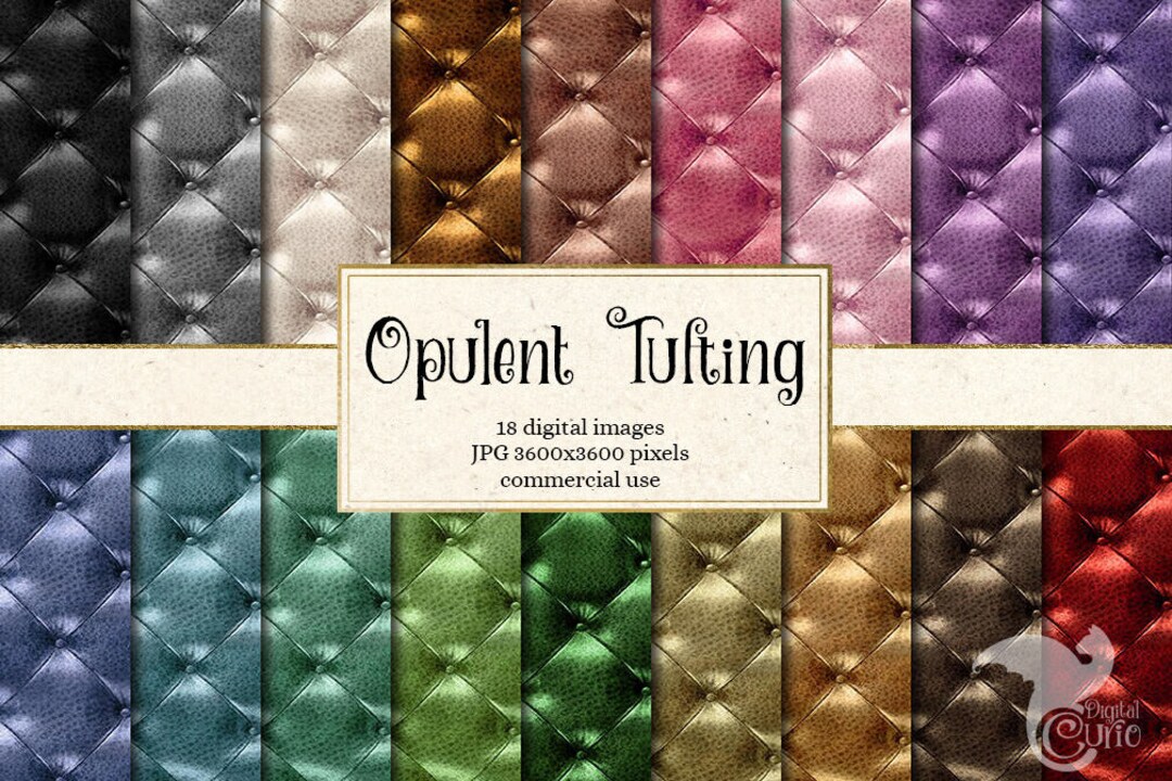Opulent Tufting Digital Paper, Tufted Digital Paper Textures ...