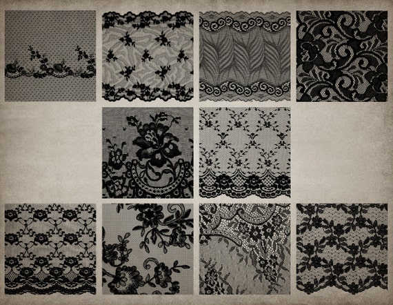 Black Lace Texture Png