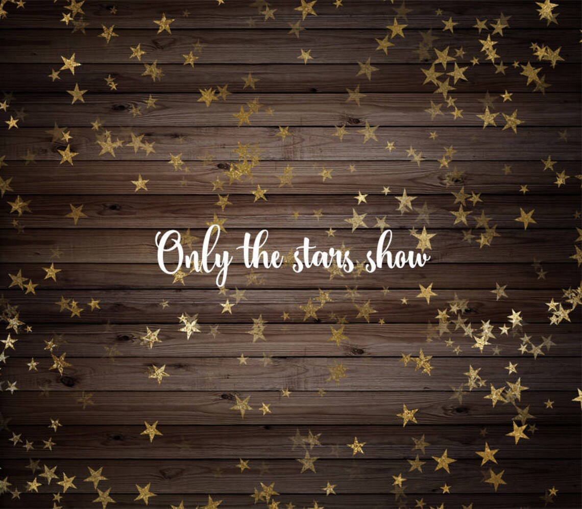 Starry Night Overlays Gold Star Confetti Clipart Star Clip - Etsy