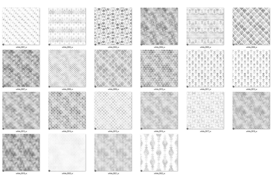 Art Deco Digital Paper, Silver Foil Shimmer, Seamless Patterns (digital ...