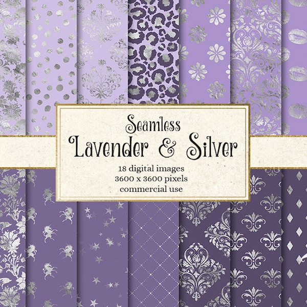 Lavender and Silver - Etsy
