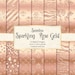 Sparkling Rose Gold Digital Paper Seamless Glitter Patterns With Animal ...
