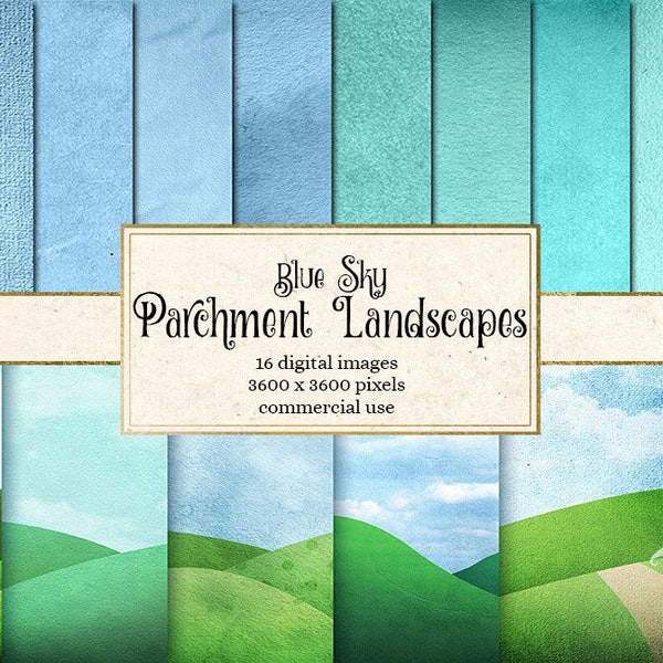 Landscape With Hills - Etsy