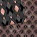 Elegant Black and Rose Gold Digital Paper, Seamless Gold Foil ...