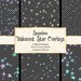 Seamless Iridescent Star Overlays, Starry Night Star Patterns in PNG ...