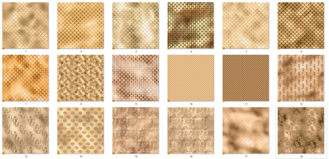 Gold Mermaid Scales Digital Paper Gold Mermaid Scales | Etsy