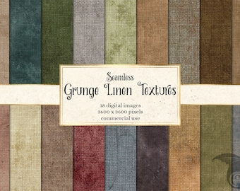 Burlap Digital Paper | Etsy