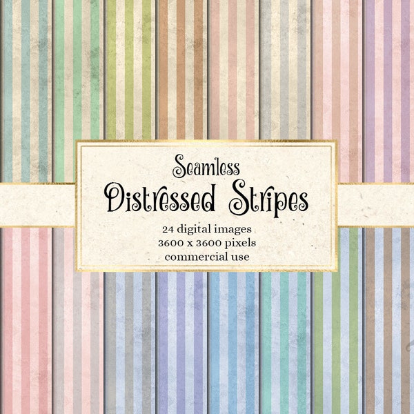 Stripe Digital Paper - Etsy