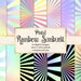 Pastel Rainbow Sunburst Digital Paper Instant Download | Etsy