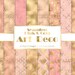 Pink and Gold Art Deco Digital Paper, Seamless Deco Patterns With ...
