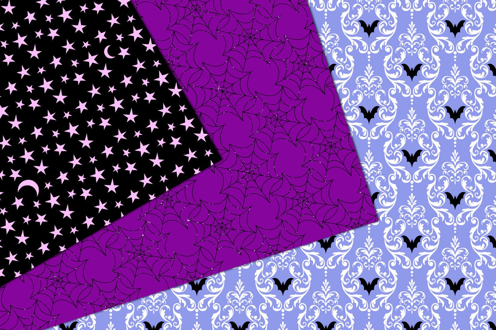 Vampire Girl Digital Paper Seamless Vampire Patterns With - Etsy