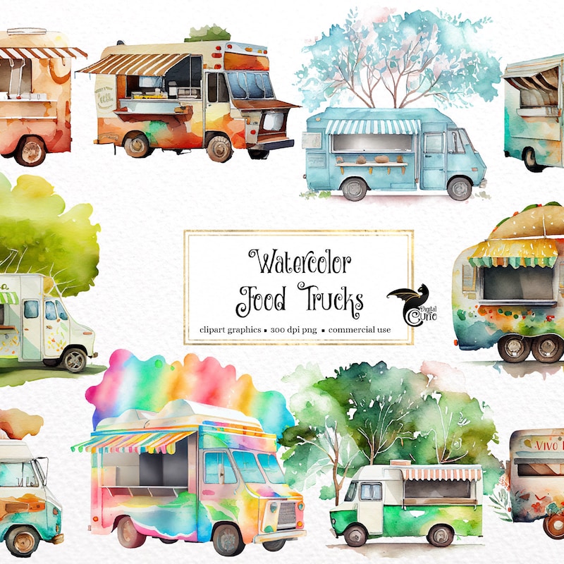 Watercolor Food - Etsy