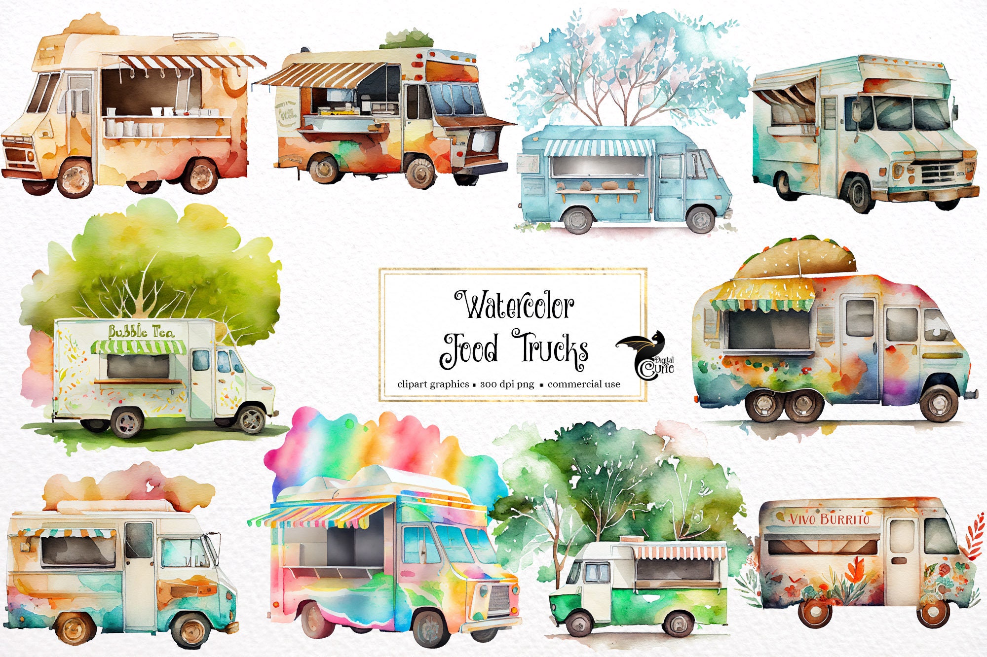 Plain Food Truck Clip Art