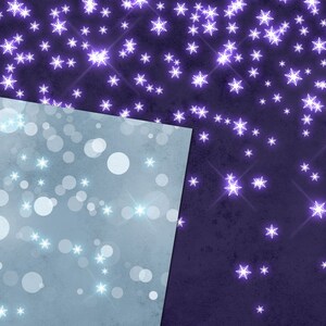 Falling Snow Digital Paper - Frozen Digital Paper Textures With ...