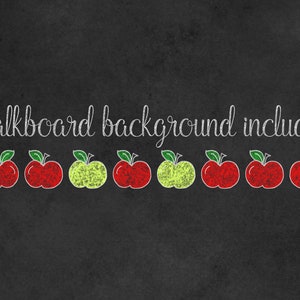 Chalkboard School Borders Clipart - Back to School Clip Art for Parents ...