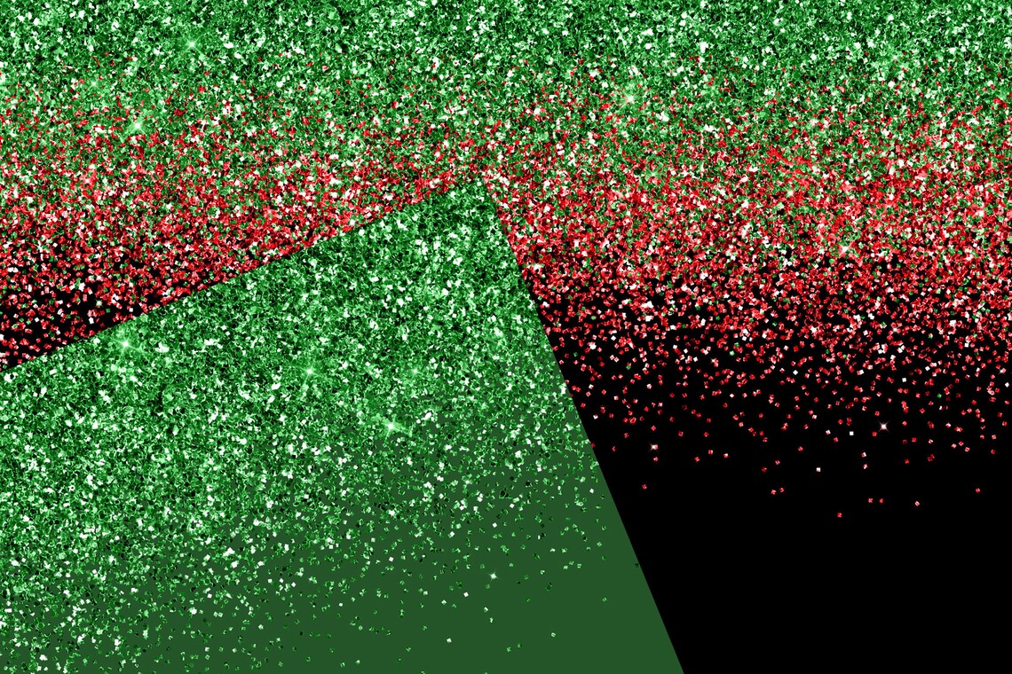 Sparkling Christmas Glitter Digital Paper Glitter - Etsy