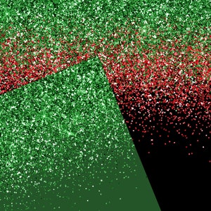 Sparkling Christmas Glitter Digital Paper – Red and Green Confetti ...